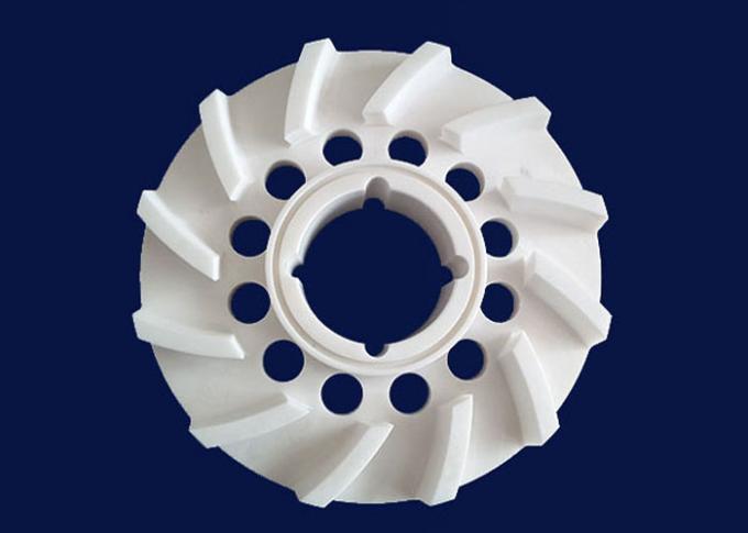Industrial Machined Ceramic Parts , Zirconia Ceramic Impeller Pump