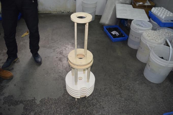 High Temperature Resistant Alumina Ceramic Parts Vertical Wafer Boat ...