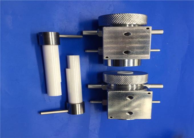 White Zirconia Ceramic Plunger Pump , Triplex Piston Pump For ...