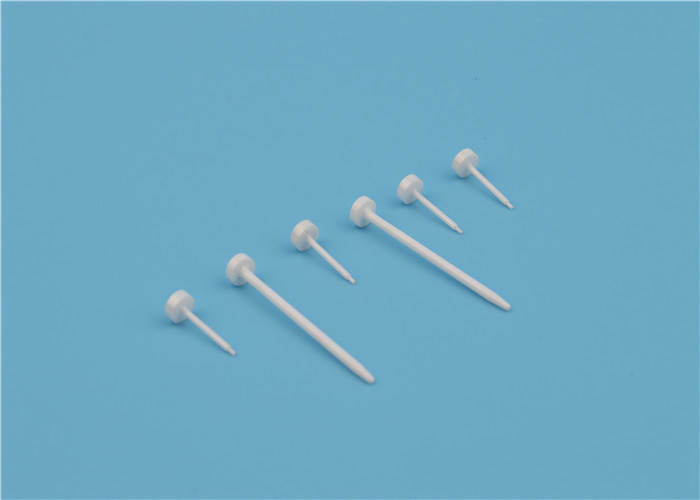 Smooth Polished Small Zirconia Ceramic Pins White with High Density Durable
