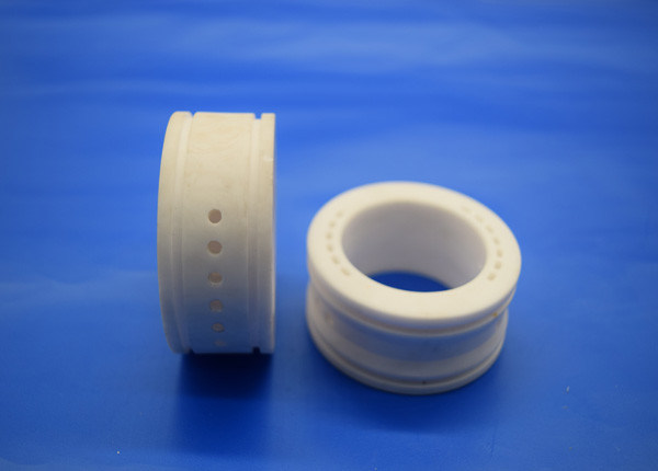 Ivory Color Alumina Zirconia Ceramic Bushing Parts Aluminua Liner ...