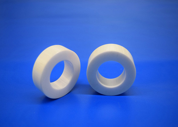 Alumina Zirconia Ceramic Insulation Shaft Sealing Rings / Oil Seal Parts