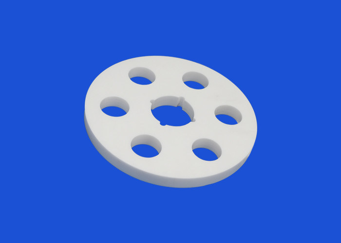 White Alumina Ceramic Disc High Temp Resistance Up Tp 1700 Celsius