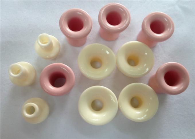 Industrial Al2O3 Textile Ceramic Eyelet Guides / Alumina Ceramic Parts ...